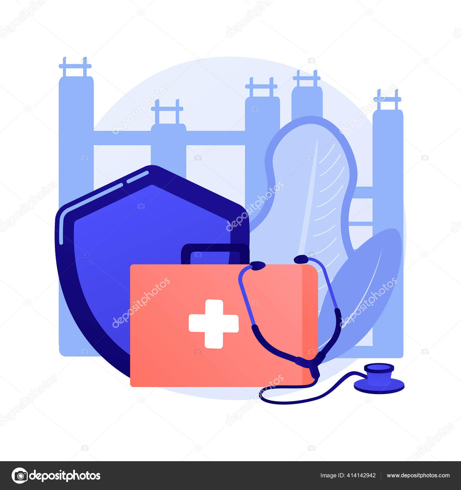Occupational health abstract concept vector illustration. Stock Vector ...