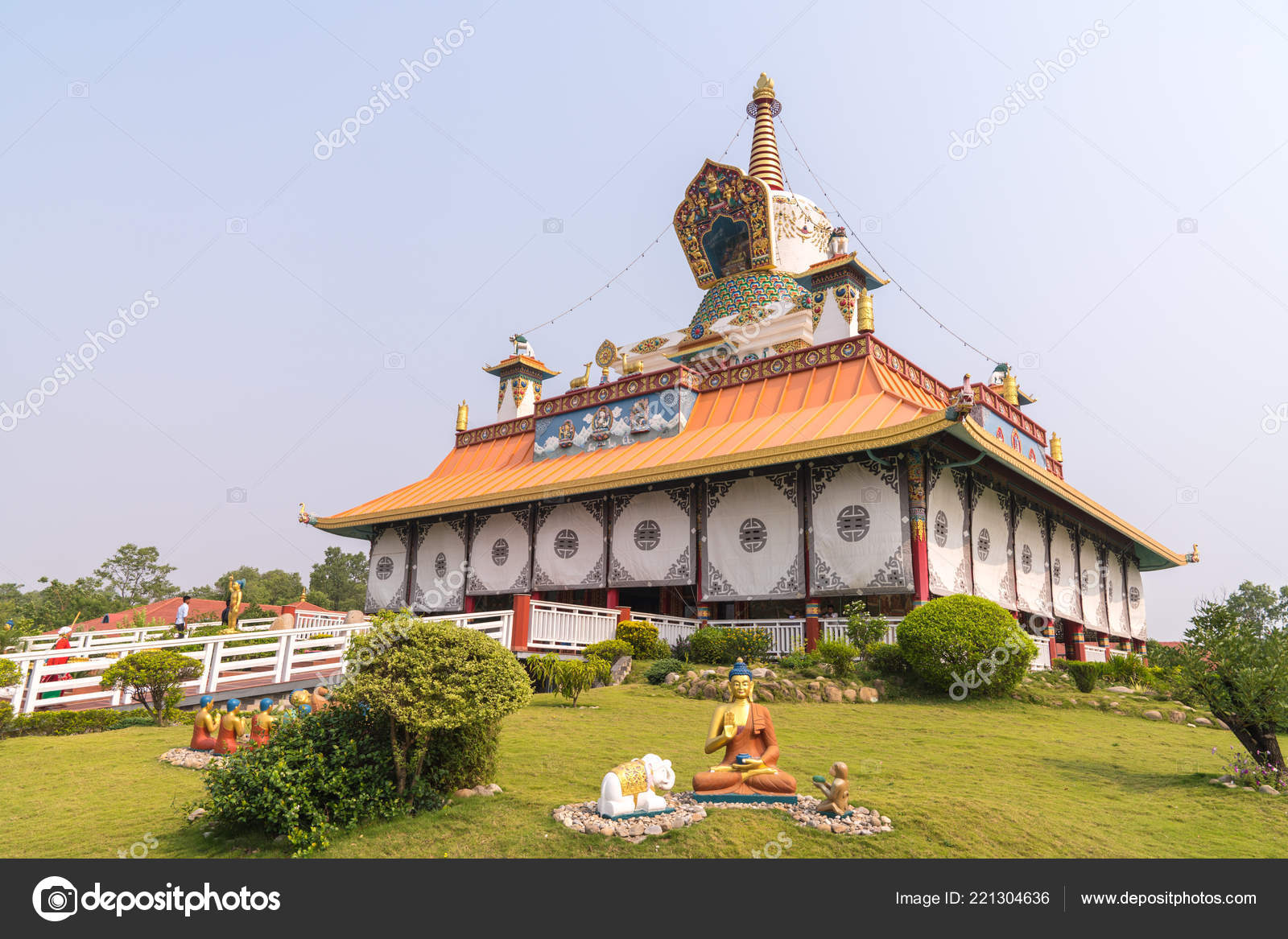 Great Drigung Kagyud Lotus Stupa Lumbini Buddhism Nepal Summer 2018 ...