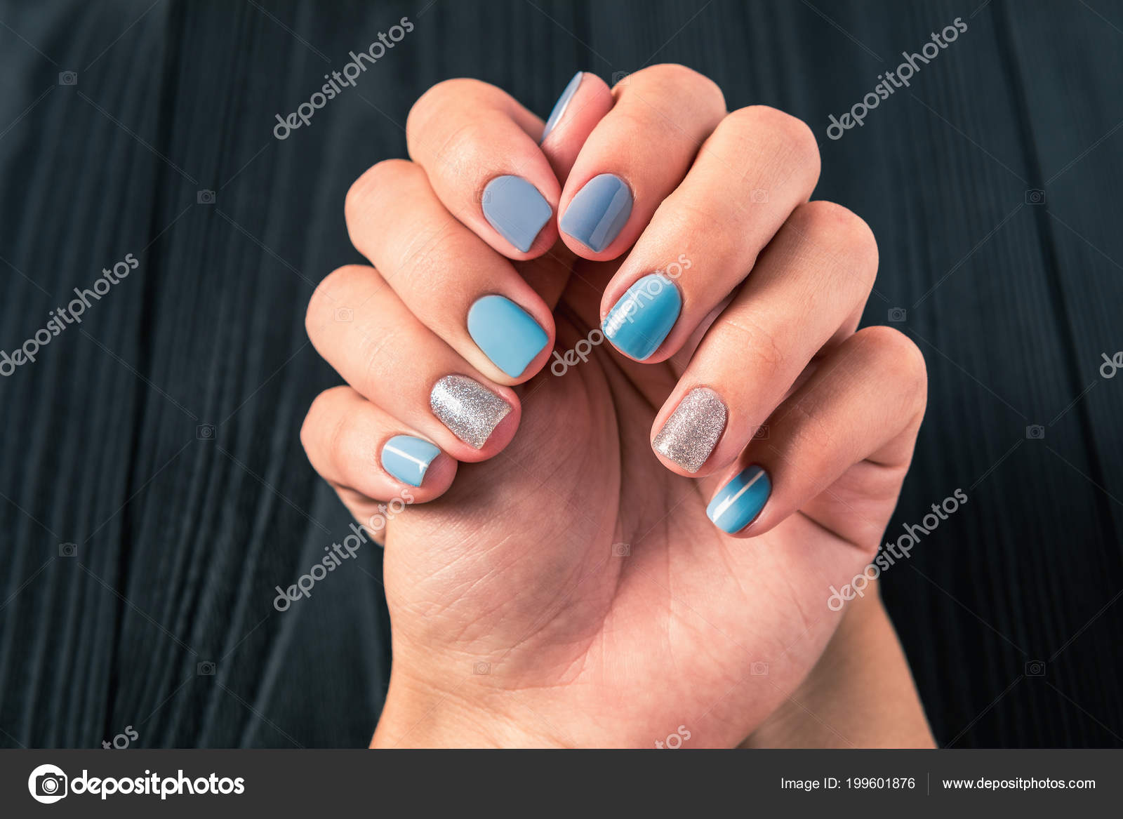 Beautiful Female Hands Stylish Manicure — Stock Photo © Ivantsov #199601876