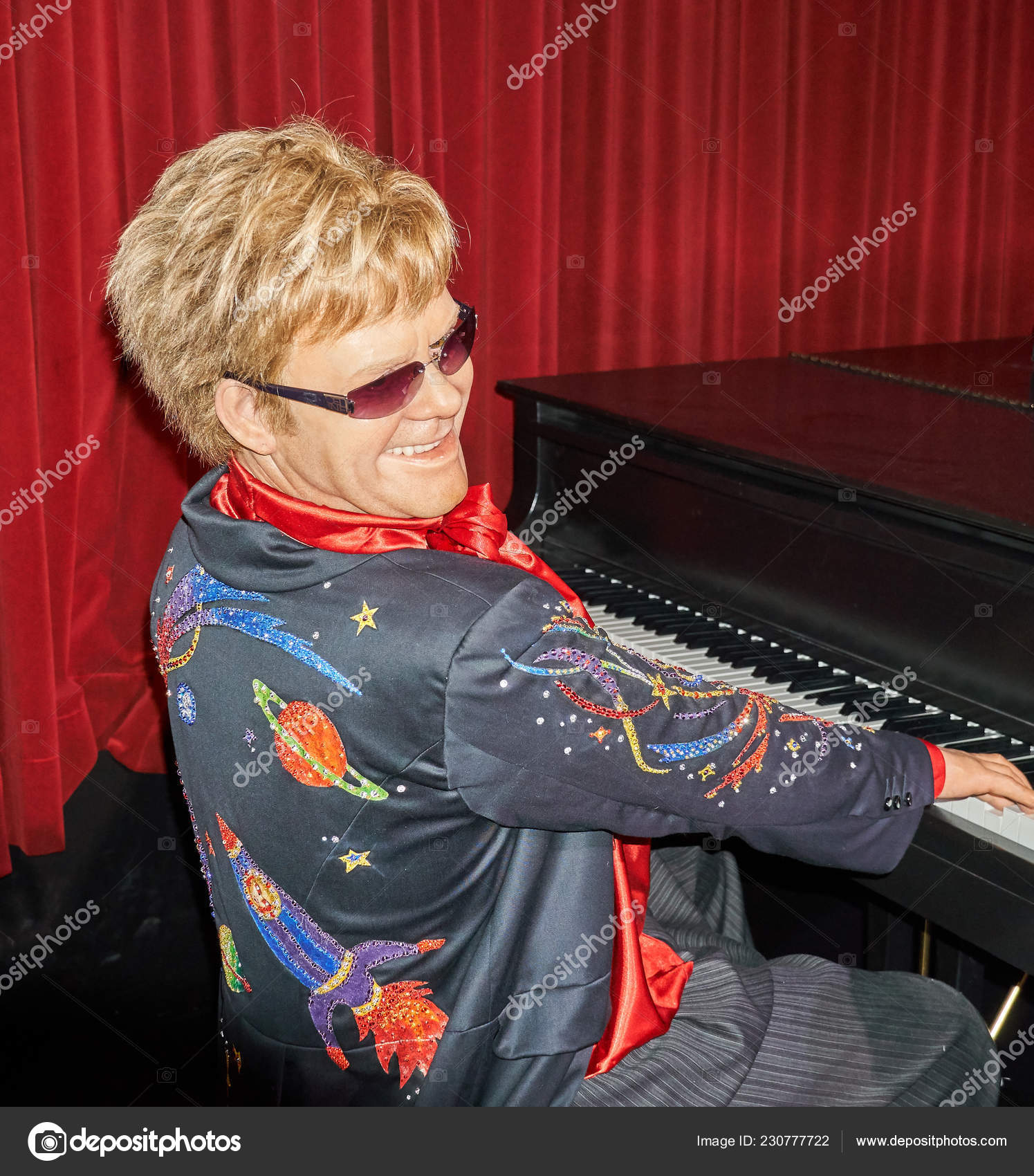 Montreal Canada September 2018 Sir Elton Hercules John English Singer ...