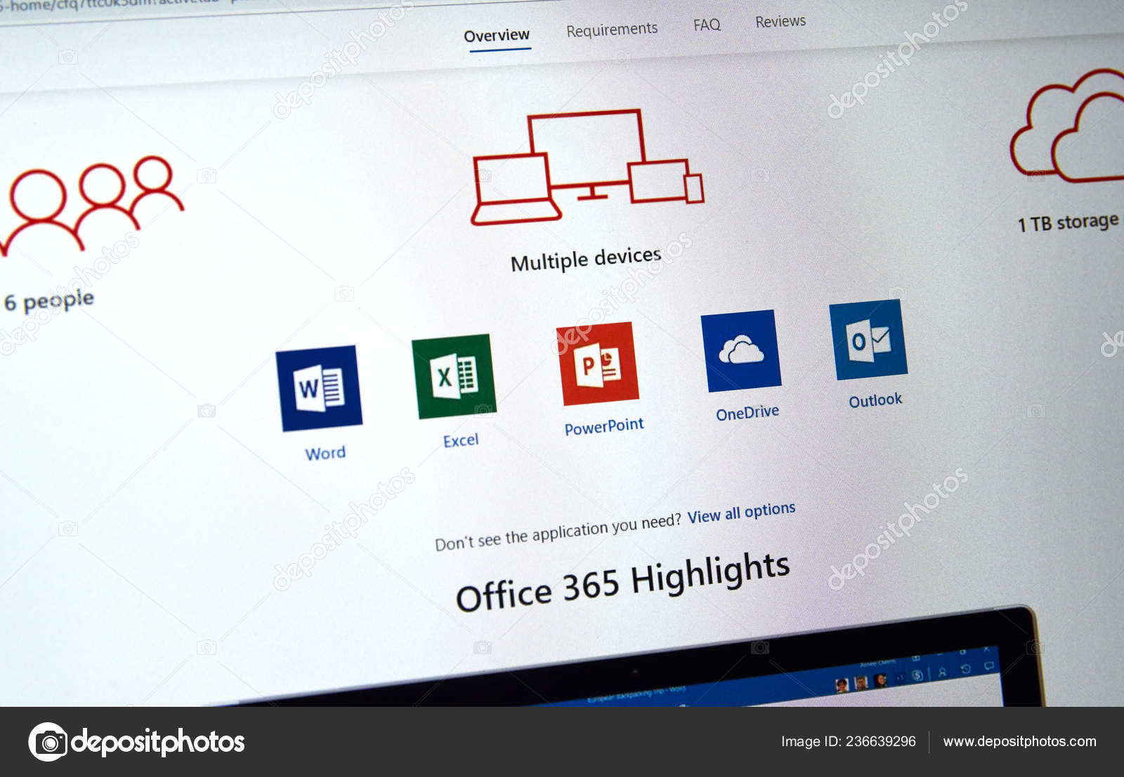 Montreal Canada January 2019 Microsoft Office 365 Icons Screen Office ...