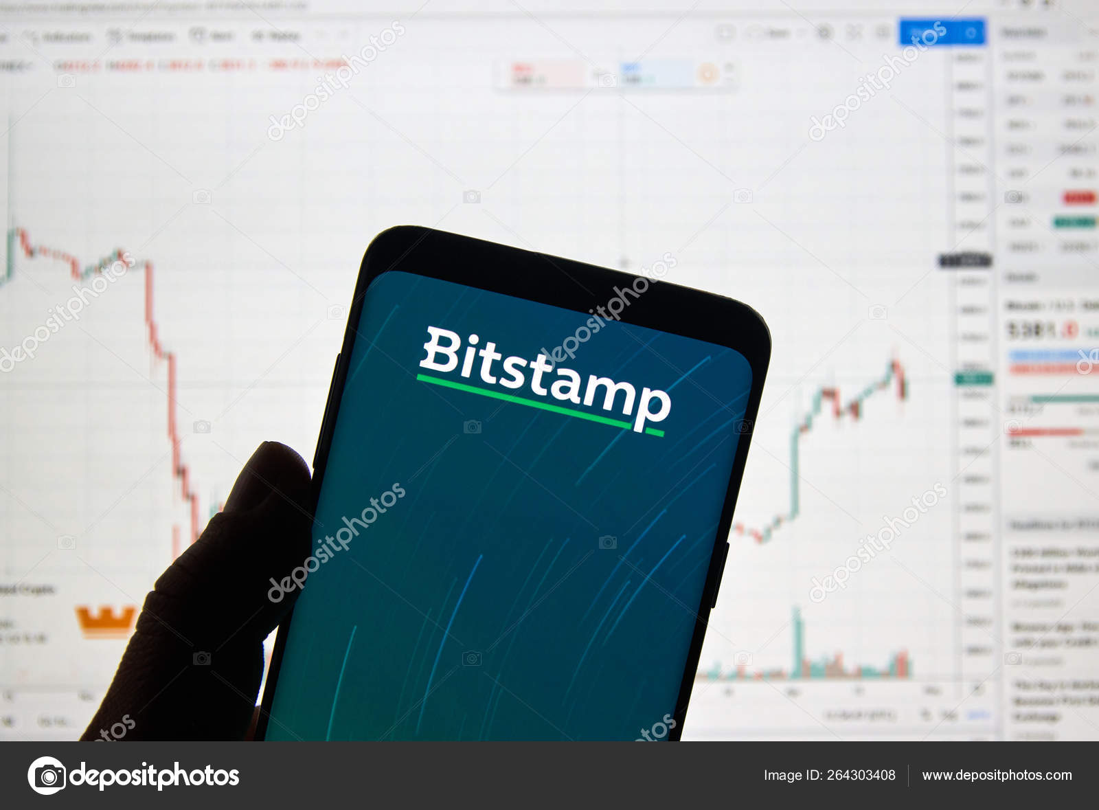 Bitstamp cryptocurrency exchange logo — Stock Editorial Photo © dennizn ...