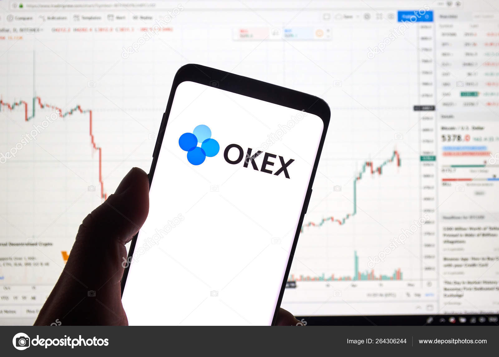 OKEX cryptocurrency exchange logo – Stock Editorial Photo © dennizn ...