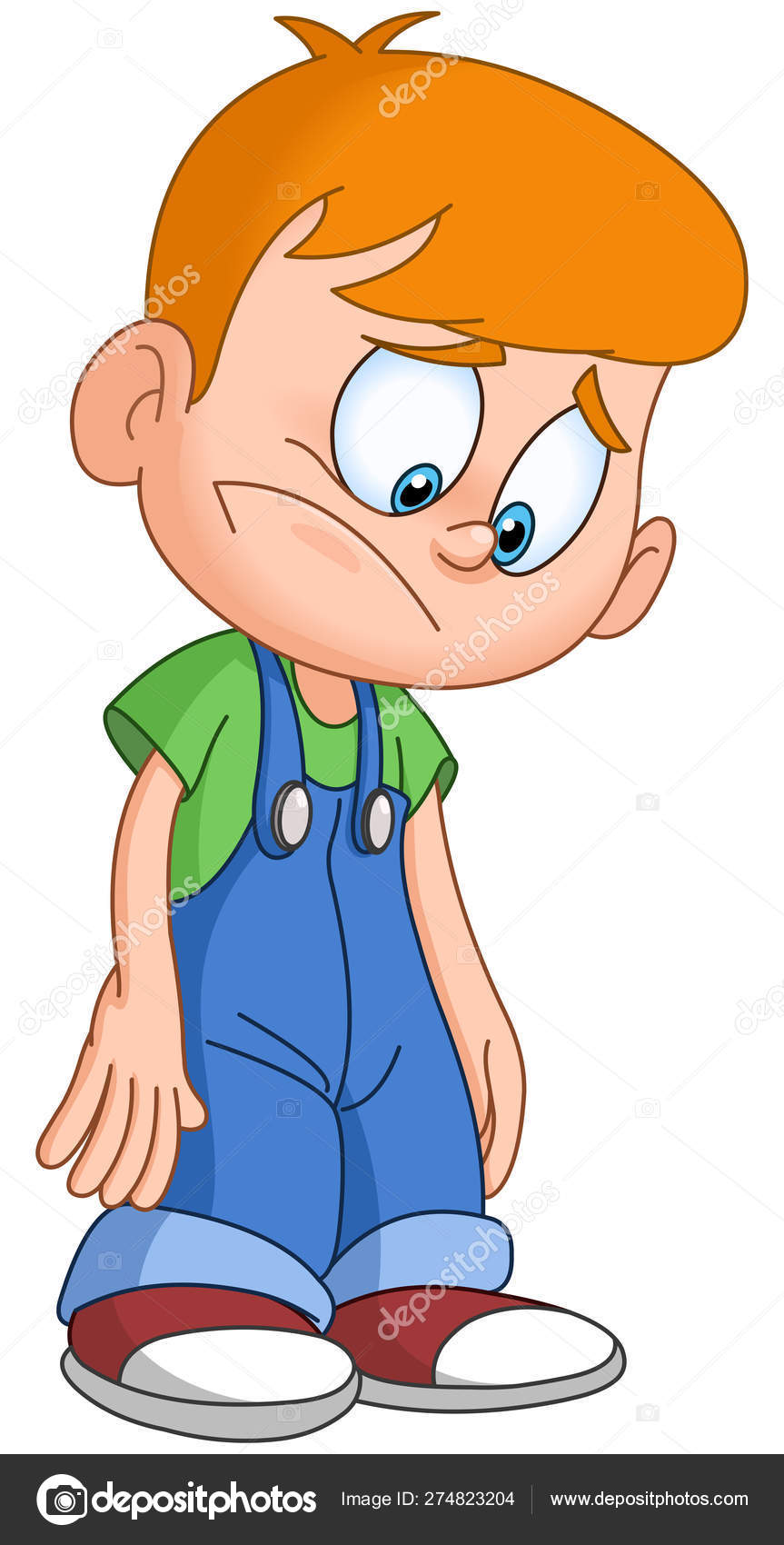 Free Clipart Frustrated Boy