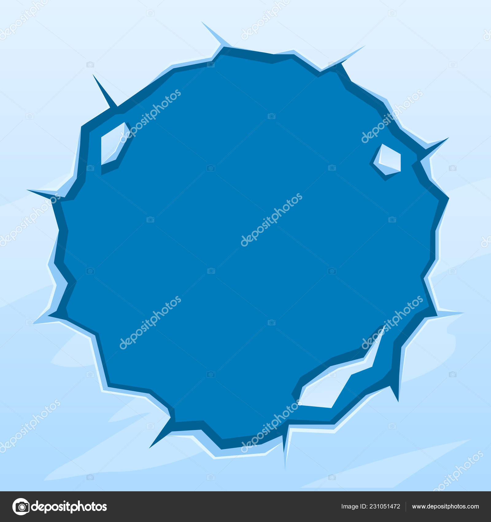 Round ice frame Stock Vector by ©Zybr78 231051472