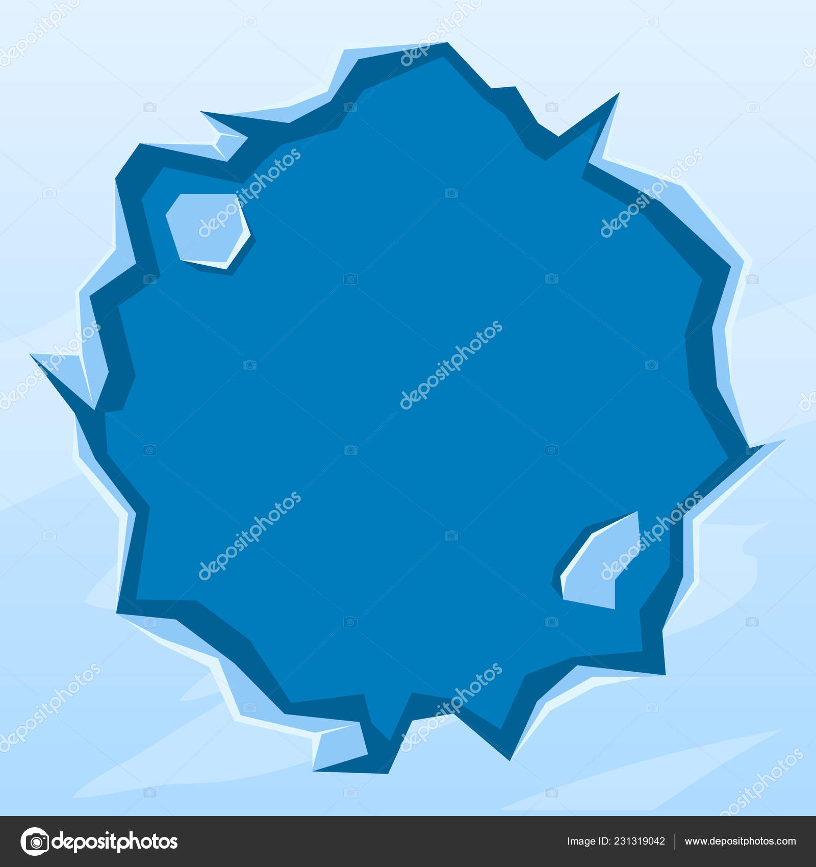 Ice Frame Vector