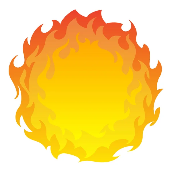 A fireball ⬇ Vector Image by © interactimages | Vector Stock 23023766