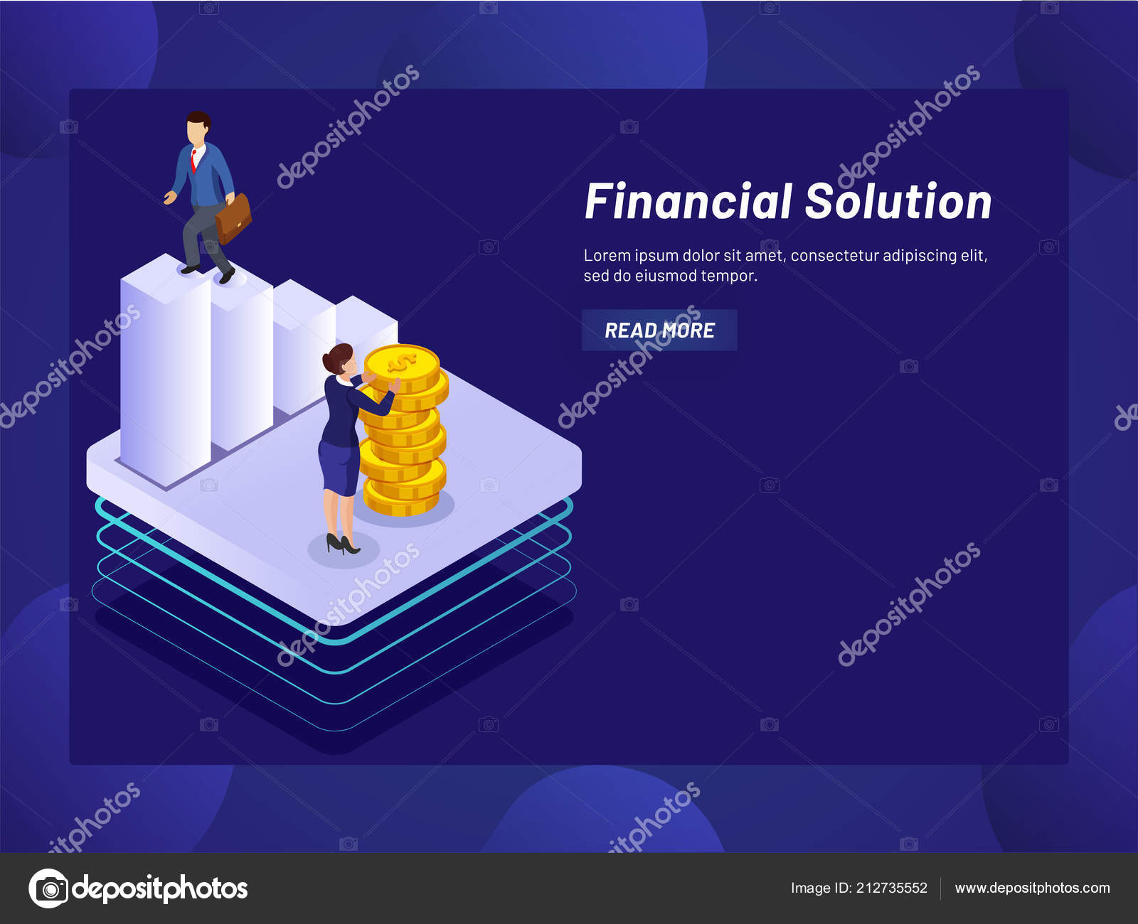 Lady Advisor Providing Financial Support Businessman Betterment His ...