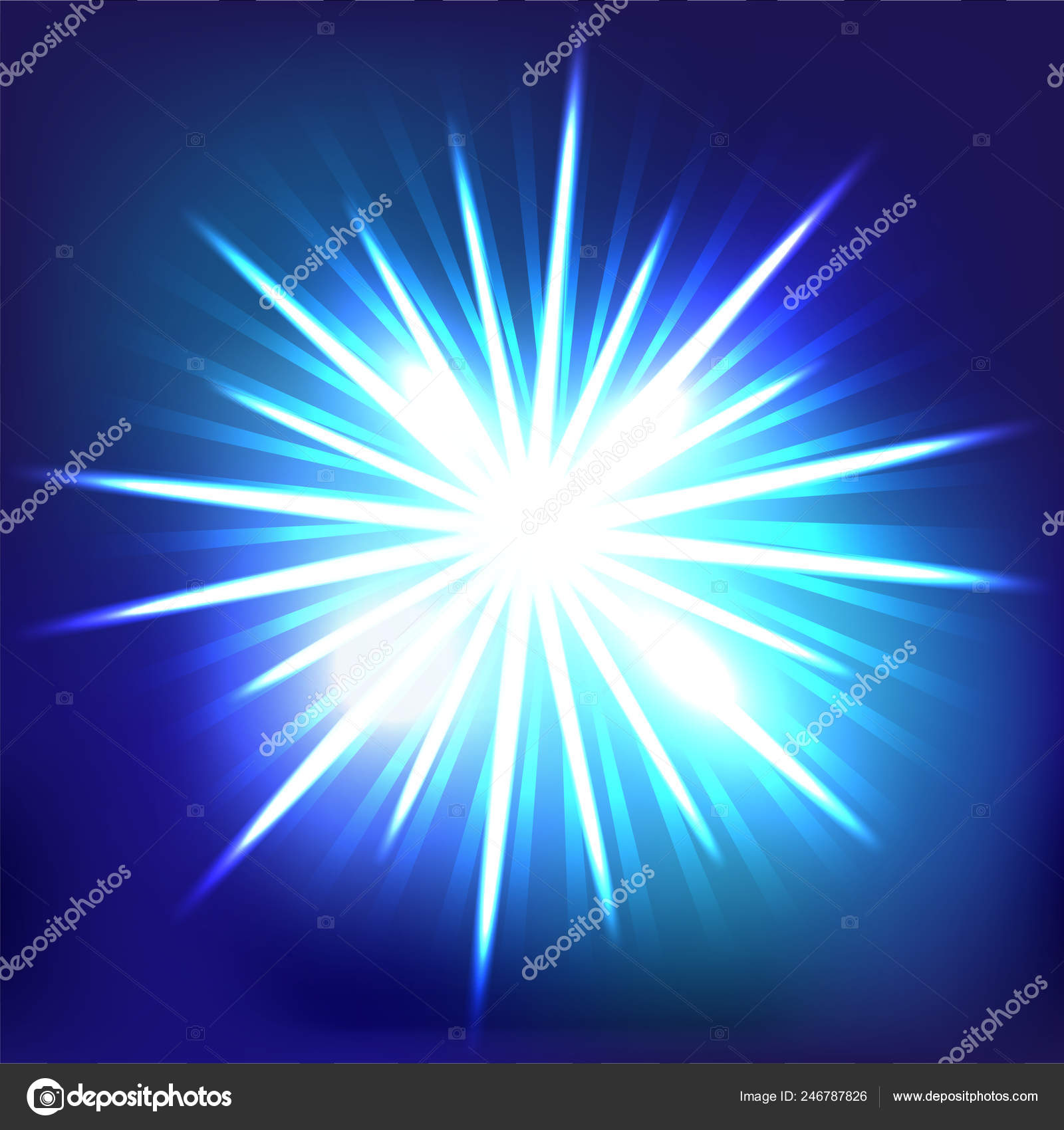 Hyperspace Motion Abstract Circular Speed Background Stock Vector by ...