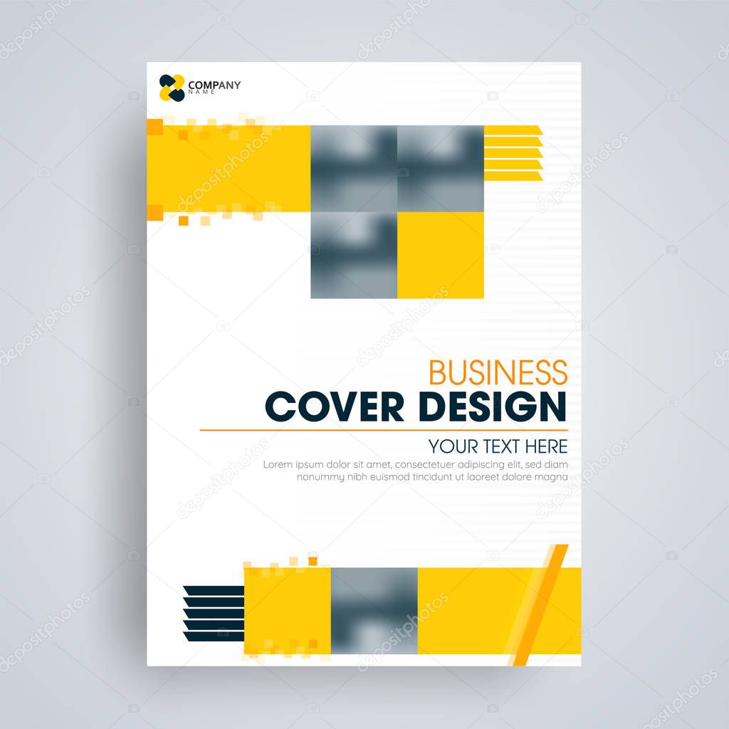 Plantilla de tama o A4, folleto o dise o de portada para empresas o empresas 2024