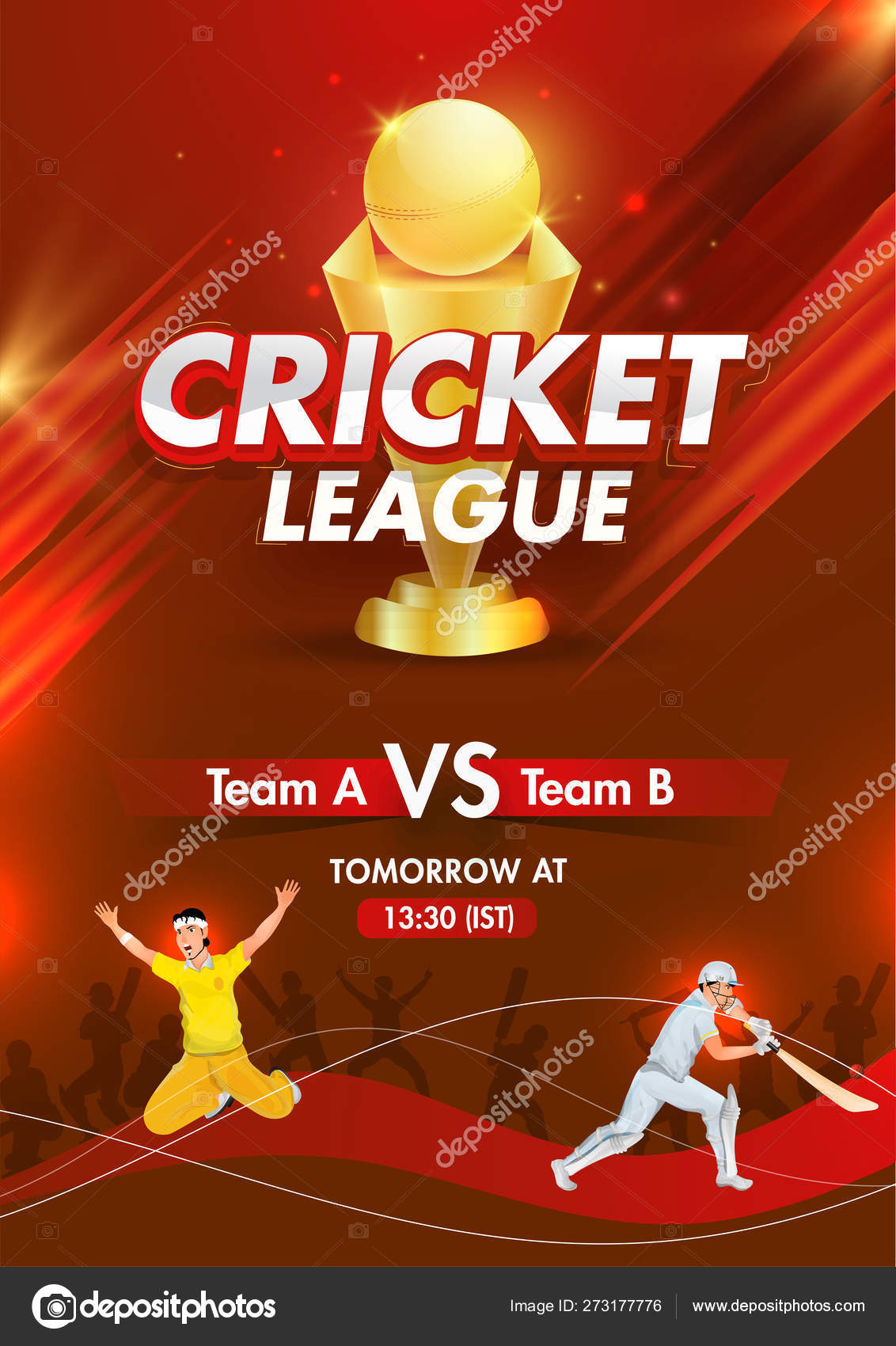 Cricket Match Poster