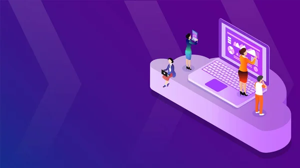 3D illustration of miniature business people or analyst, analysi Stock Vector by ©alliesinteract ...