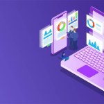 3D illustration of miniature business people or analyst, analysi Stock ...