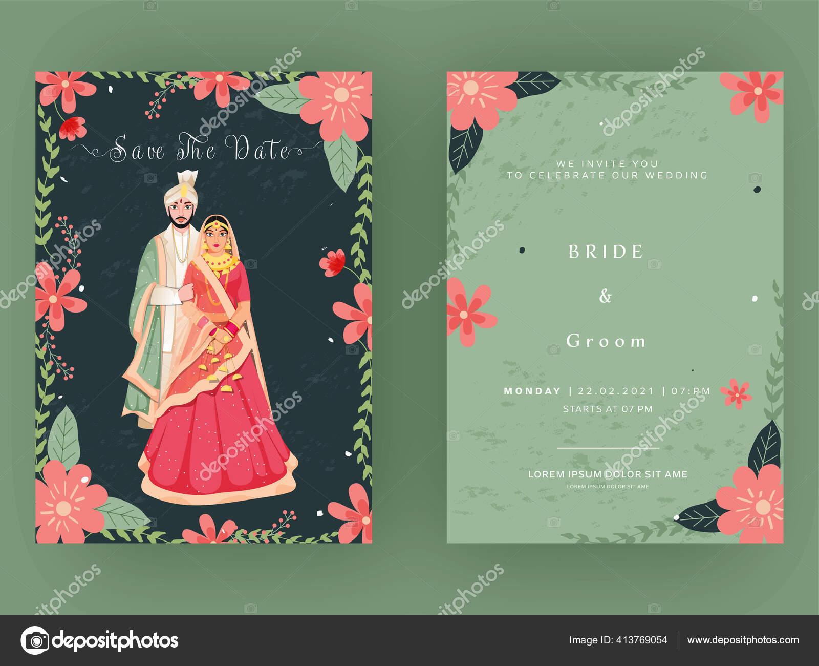 Traditional Hindu Wedding Card Traditional Hindu Wedding Card