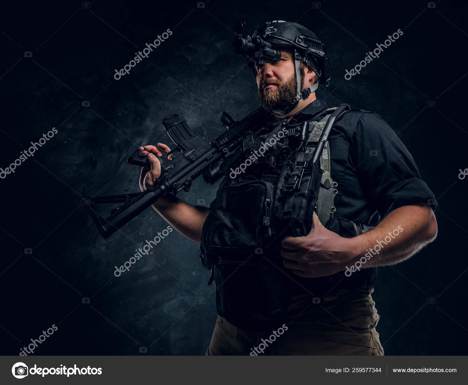 Military Night Vision Gun