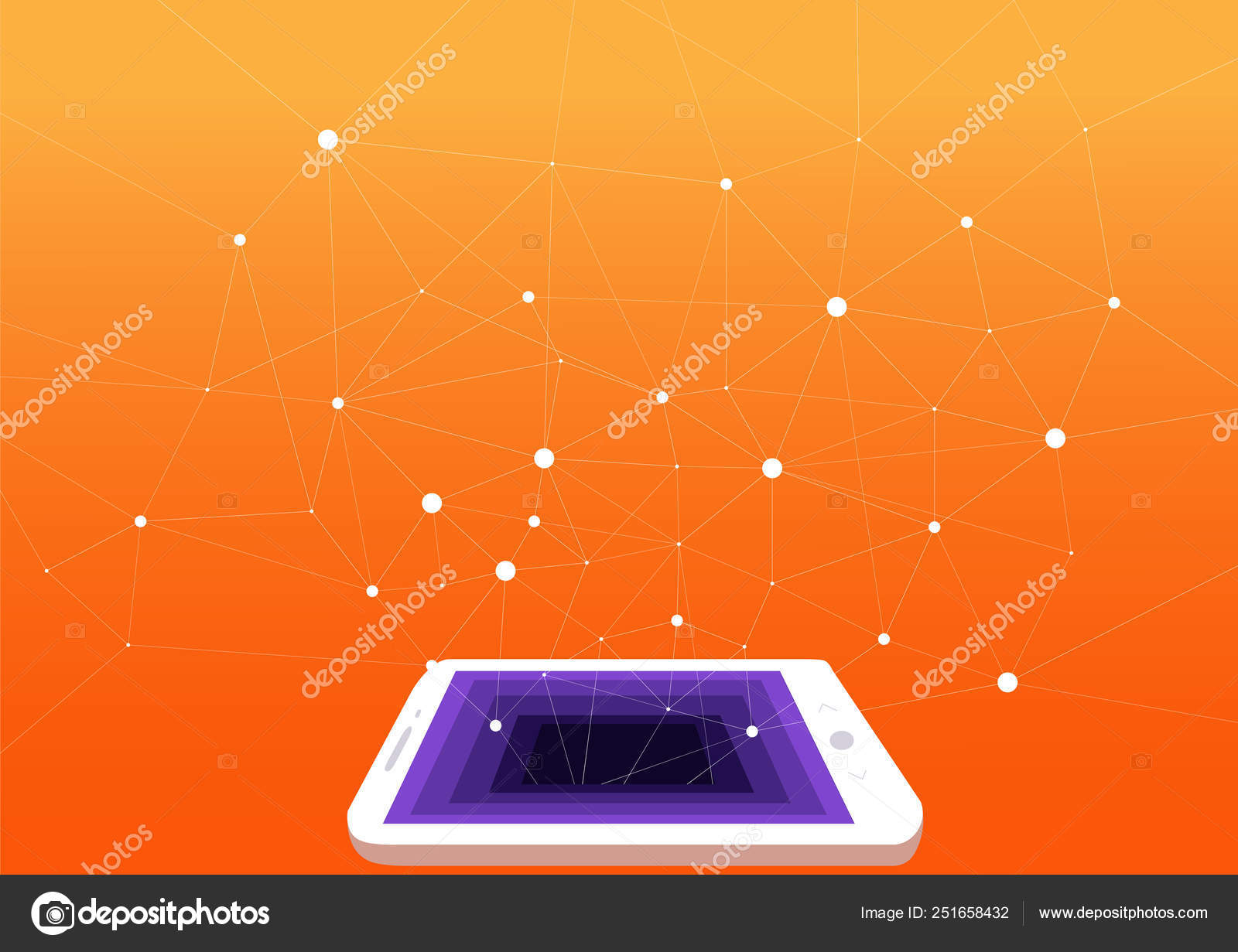 Internet and social networks in your smartphone. programming and ...