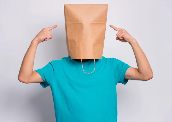 Bag over head Stock Photos, Royalty Free Bag over head Images ...
