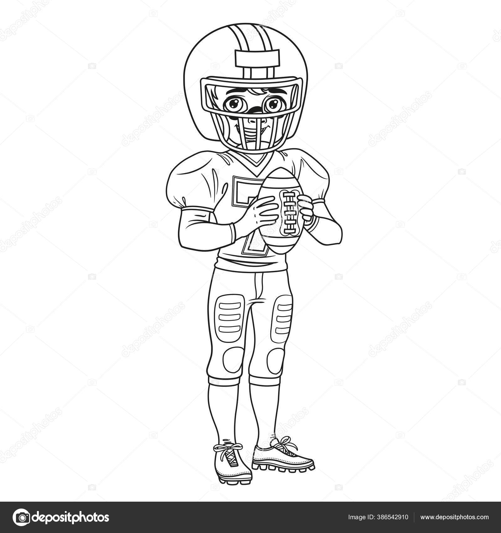 Coloring Pages For Boys Football Players