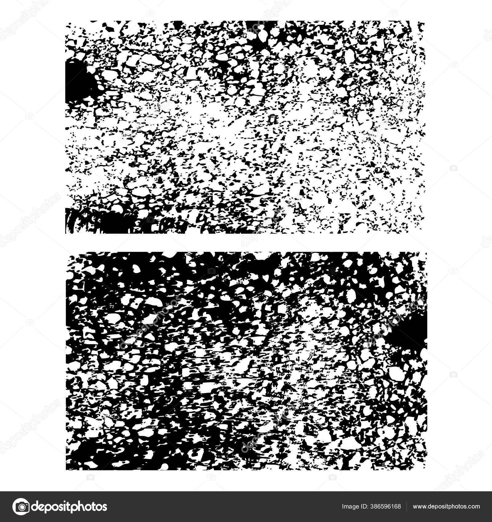 Abstract Big Black Ink Imprint Thick Paint Strokes Isolated White Stock ...