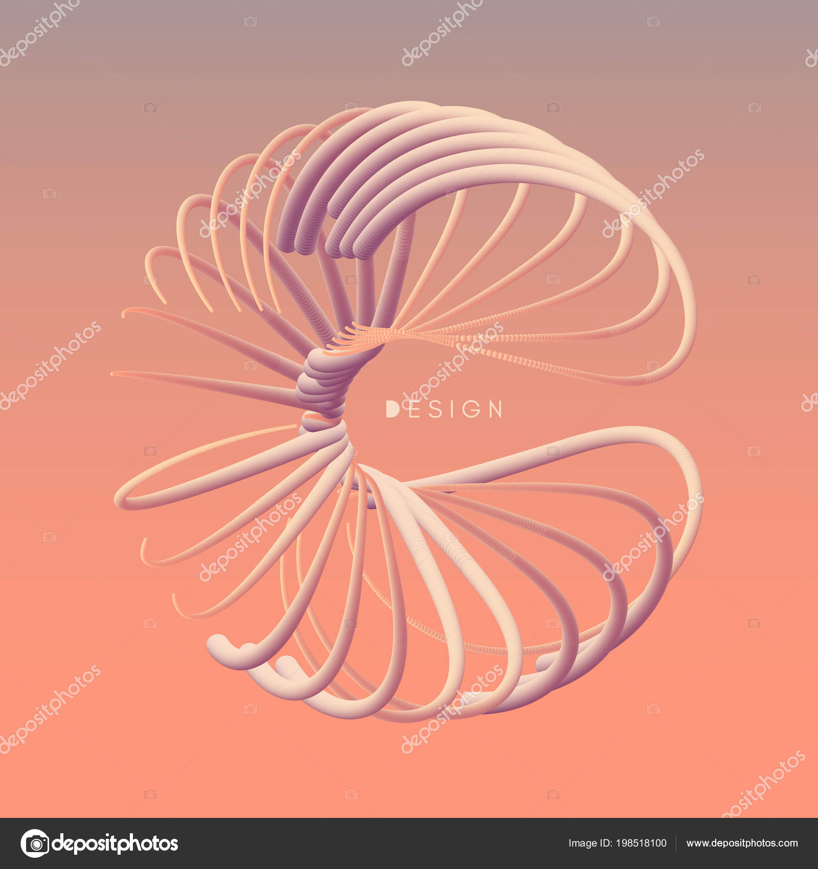 Vector Art Illustration Dynamic Effect Cover Design Template Can Used ...