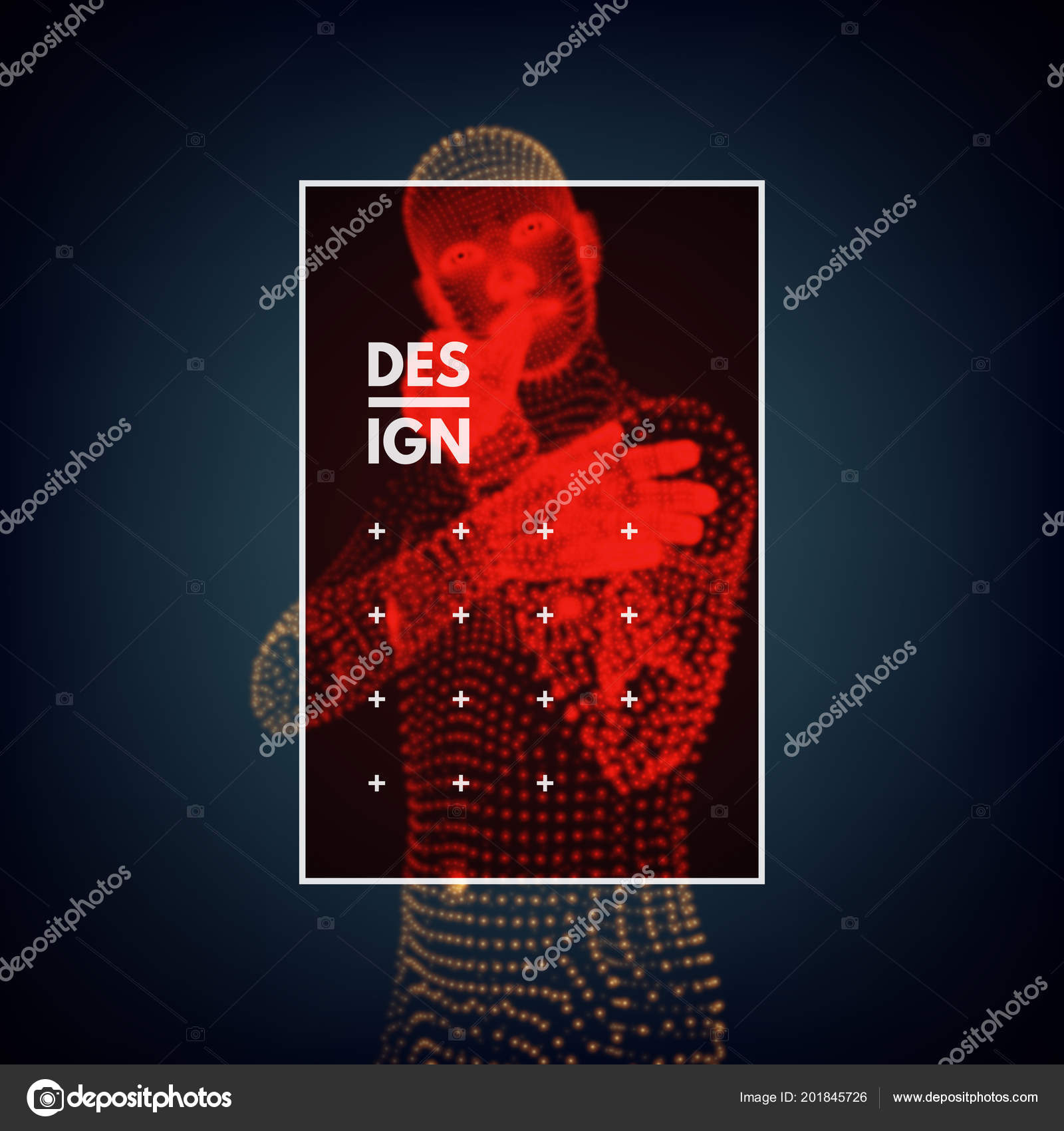 Man Thinker Pose Model Psychology Philosophy Concept Idea Concept ...