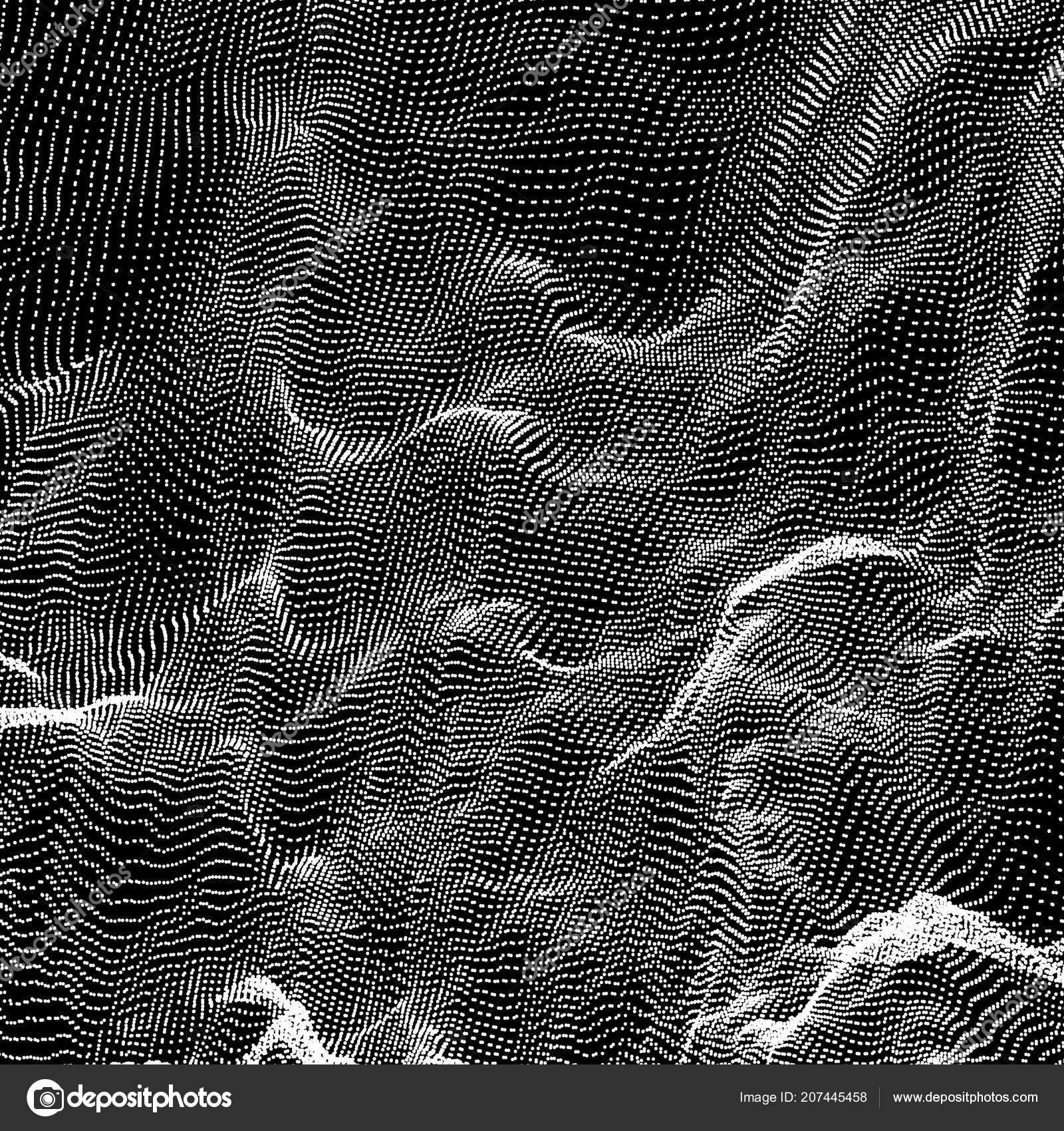 Network Design Particle Futuristic Technology Style Vector Background ...