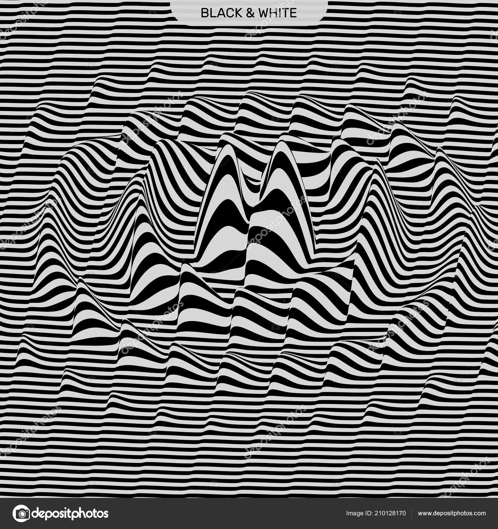Waveform Background Dynamic Visual Effect Surface Distortion Pattern ...