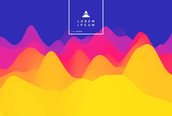 Abstract background with dynamic effect. Modern pattern. Vector ...