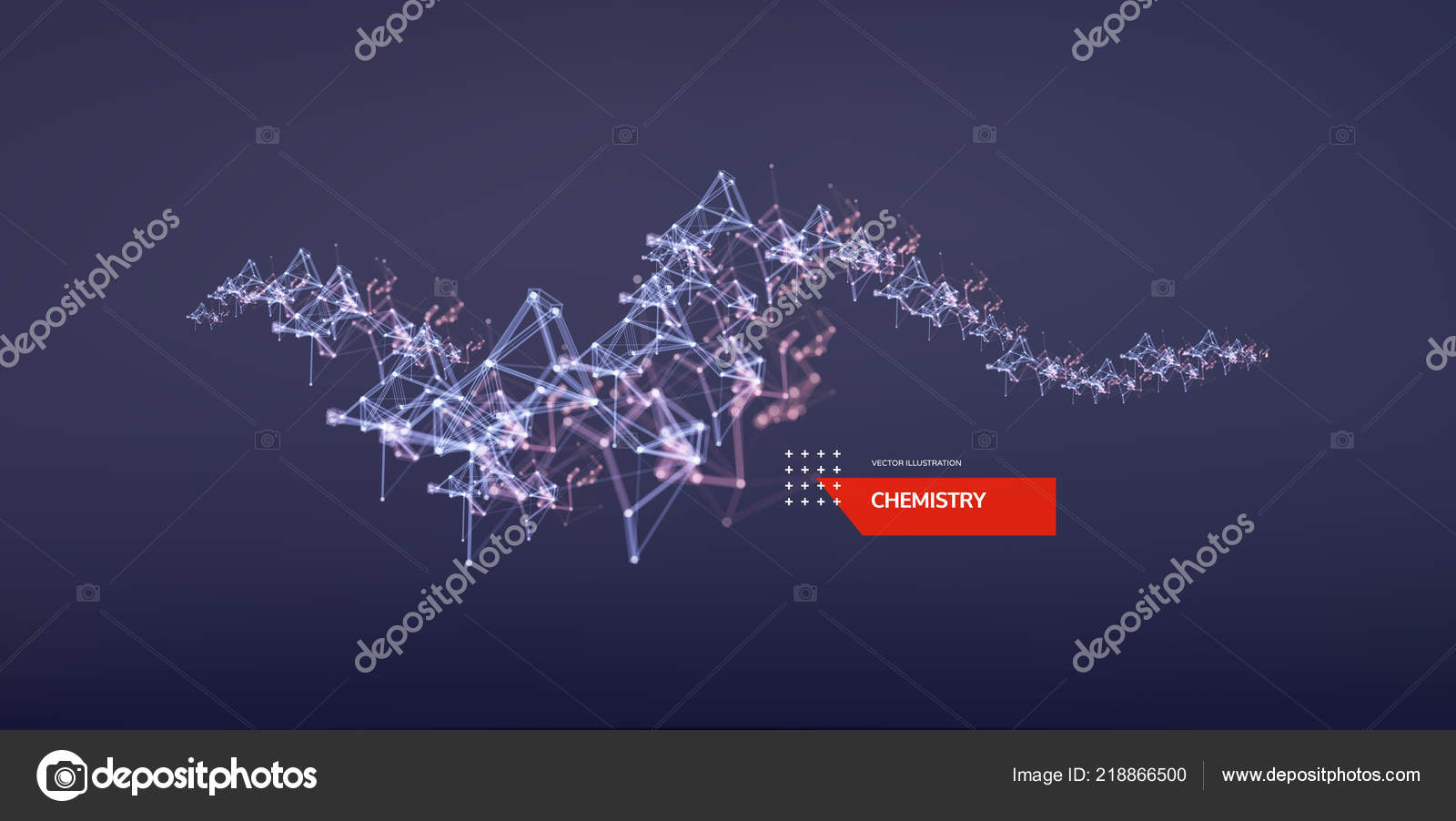 Connection Structure Futuristic Technology Style Low Poly Element ...