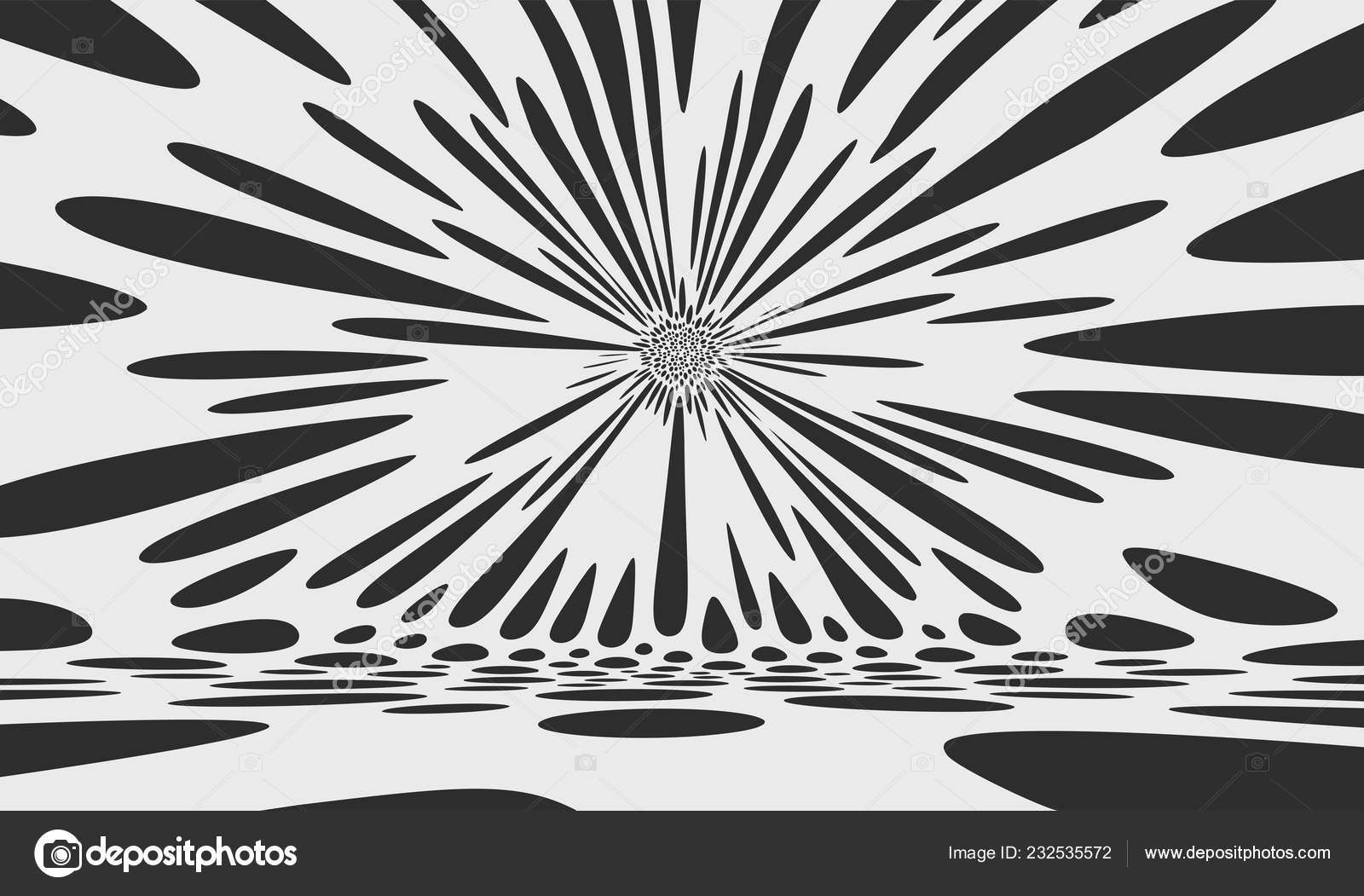 Black White Design Chaotic Particles Empty Space Dynamic Background Vector Stock Vector Image by ...