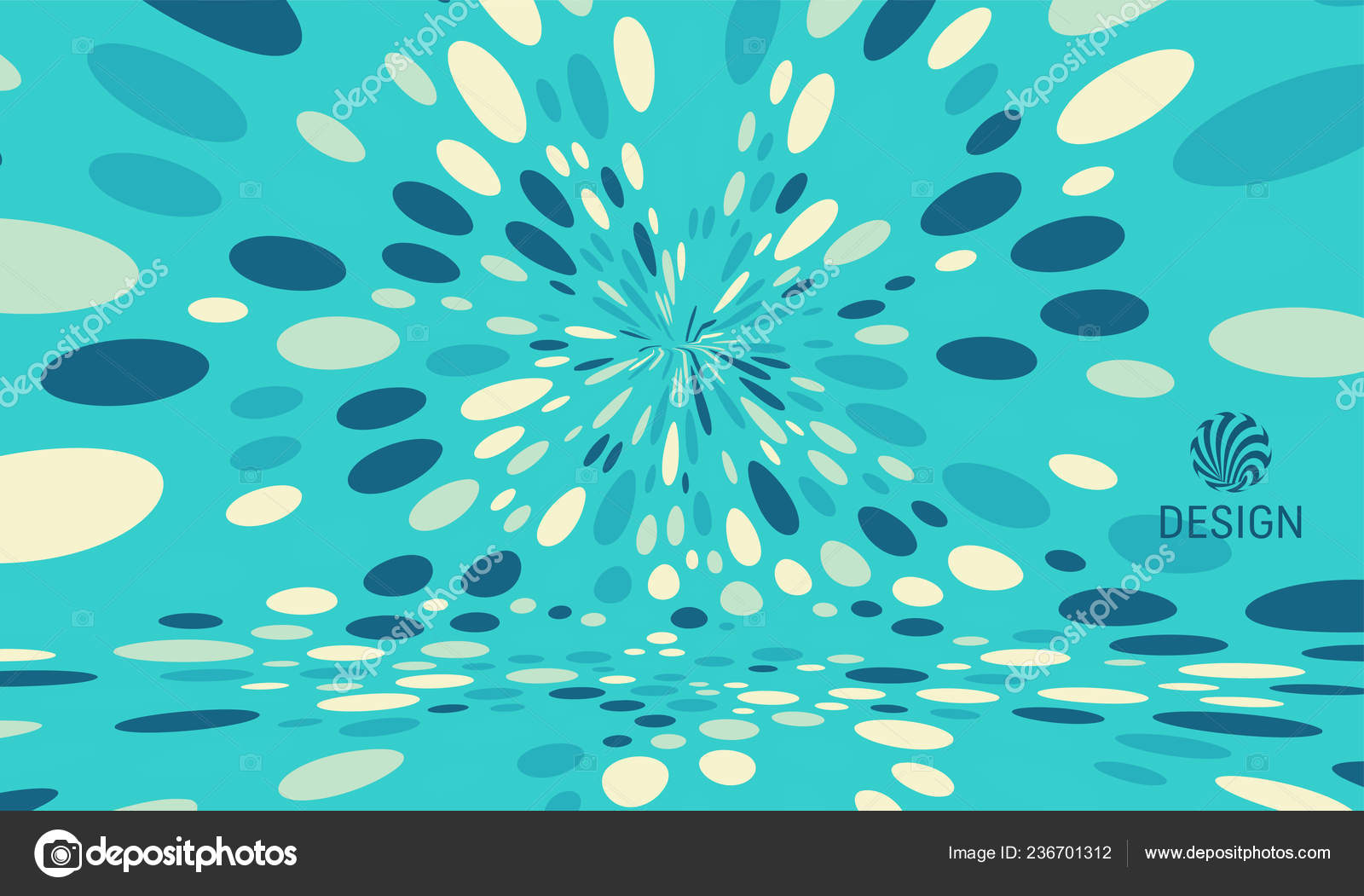 Chaotic Particles Empty Space Disco Background Dynamic Vector Illustartion Stock Vector by ...