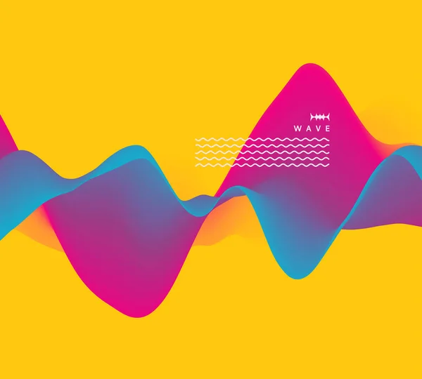 Realistic book mockup. Cover design template. 3D wavy background with ...