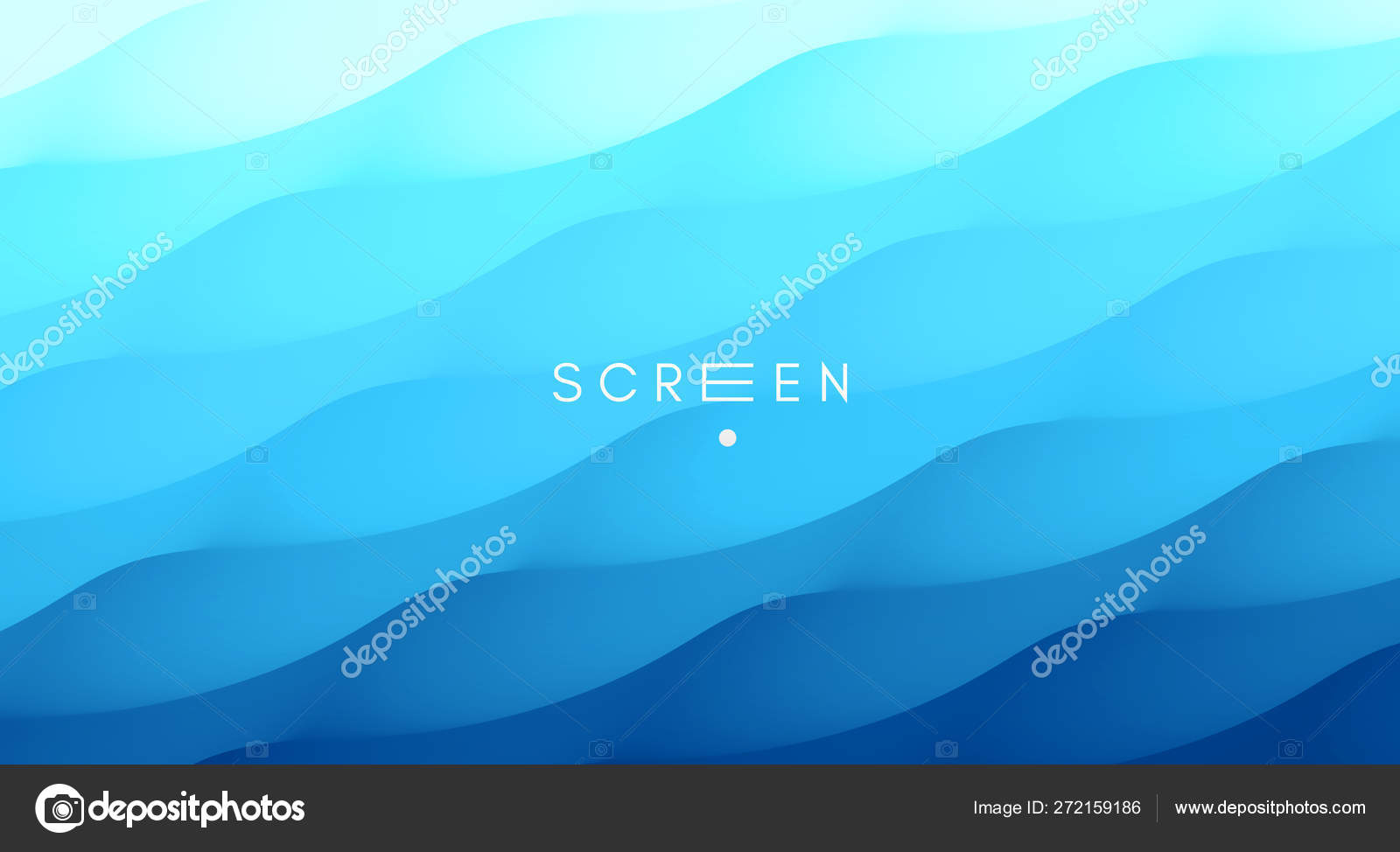 Water surface. Blue abstract background. Vector illustration for design ...