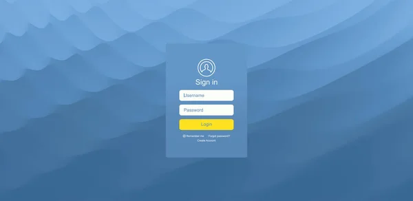 Login user interface. Modern screen design for mobile app and web design. Gradient background ...