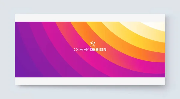 Cover design template with color gradients. Abstract background. Modern ...