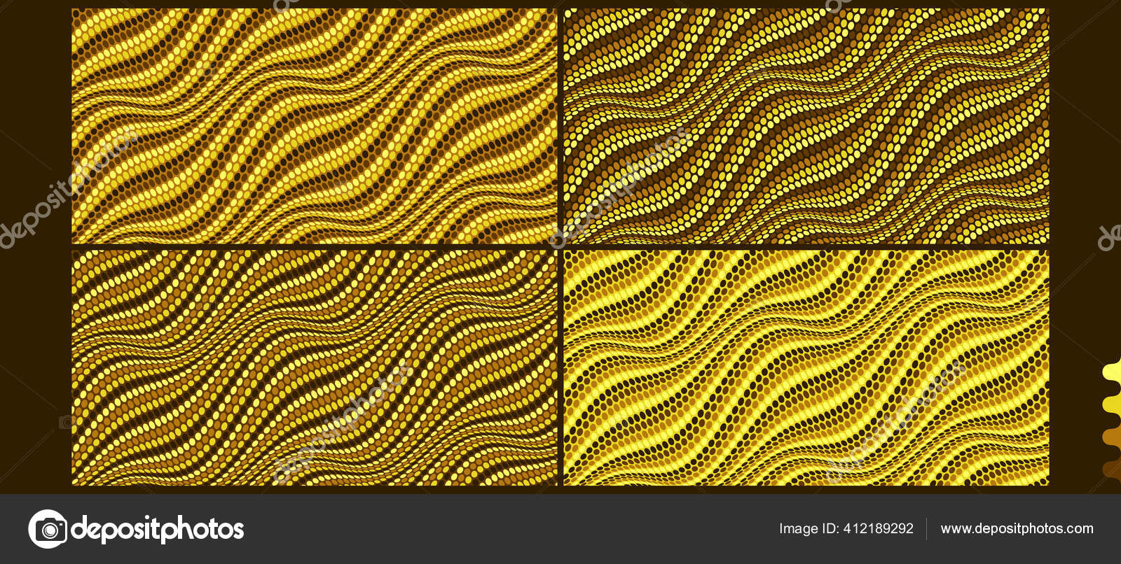 Wavy Surface Optical Illusion Abstract Polka Dots Pattern Distorted ...