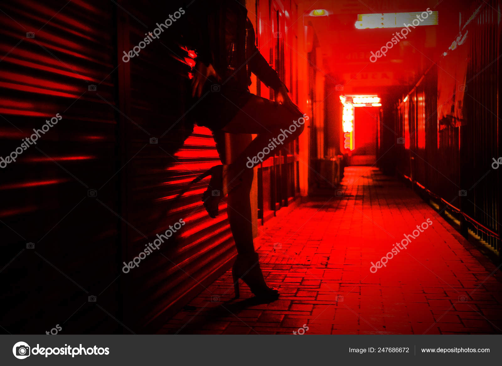 Red-light street Stock Photo by ©yanlev 247686672