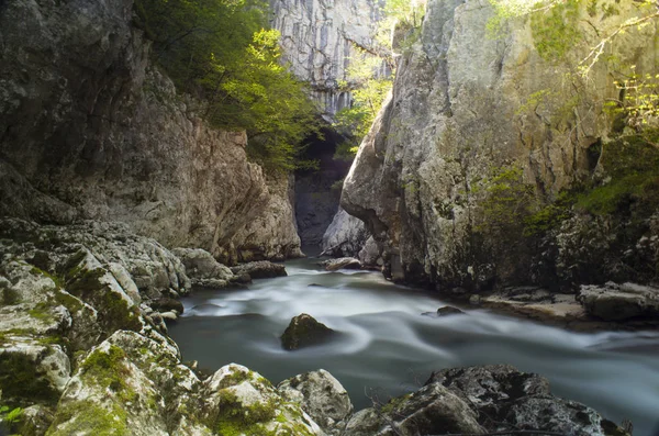 Timavo river, Slovenia — Stock Photo © bepsimage #247430698