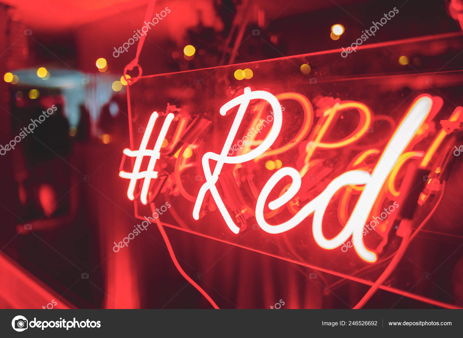 Elegant Red Themed Party Stock Photo by ©sabinoparente 246526692