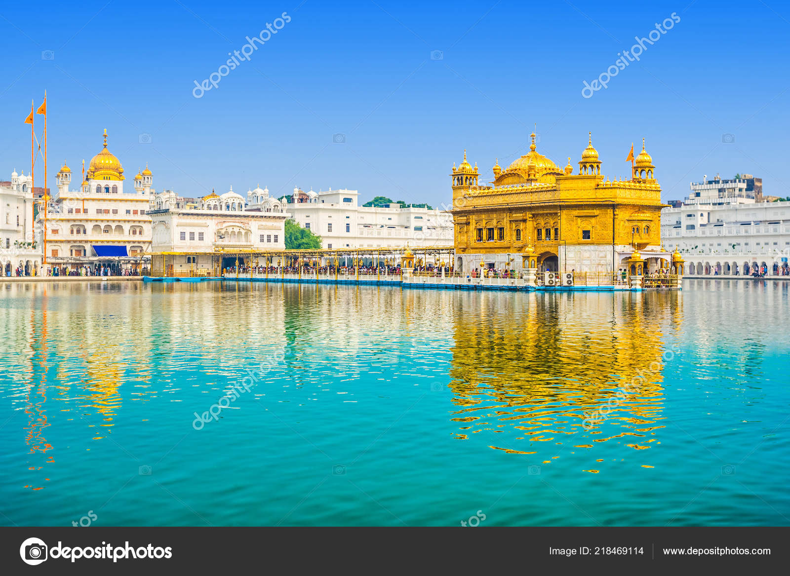 Golden Temple Harmandir Sahib Amritsar Punjab India — Stock Photo ...
