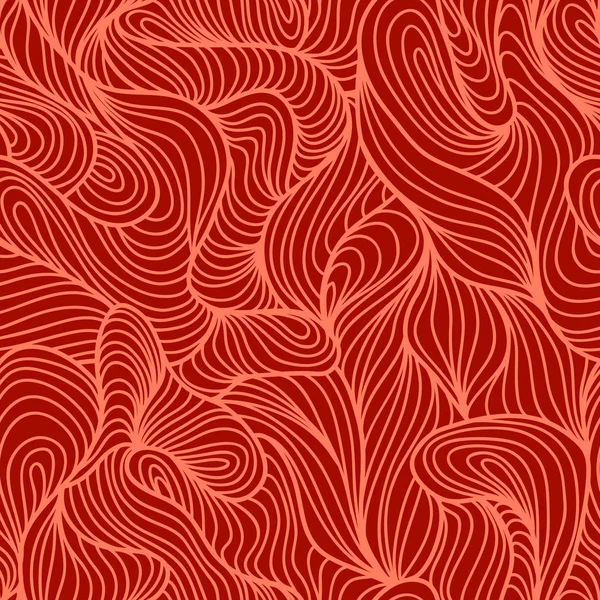 Colorful Seamless Abstract Hand-drawn Pattern, Waves Background — Stock ...