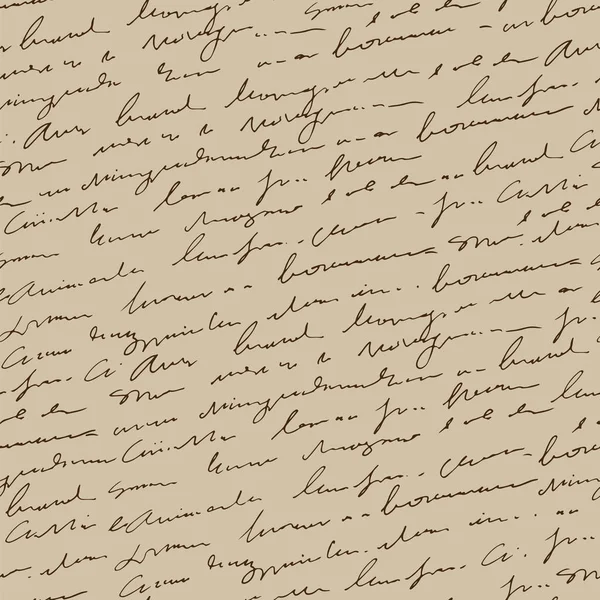 Letter endless pattern. Script seamless background. Sketch of writing ...