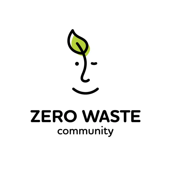 Vector Zero Waste Logo Design Stock Vector Image by ©sokolfly #247682928