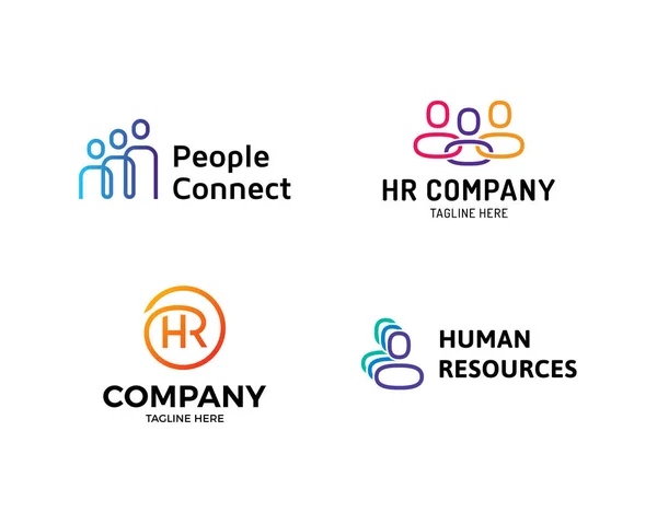 HR People Logo Design Template Stock Vector Image by ©sokolfly #313670912