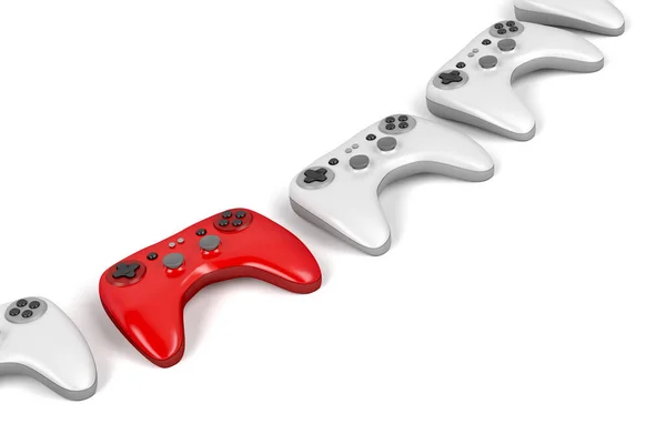 Xbox 360 Controller Red And White
