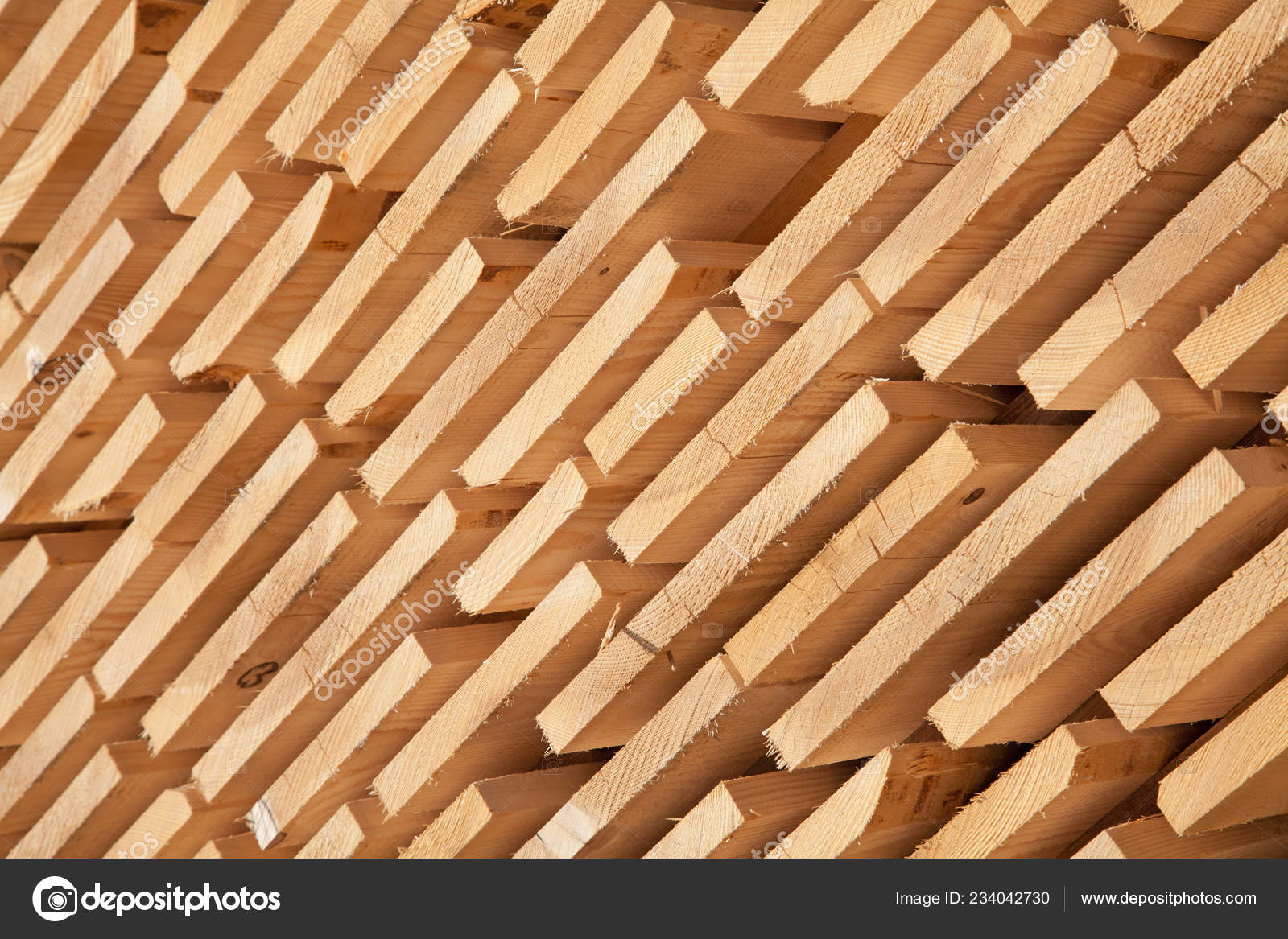 Stack New Wooden Studs Lumber Yard Stock Photo by ©swisshippo 234042730