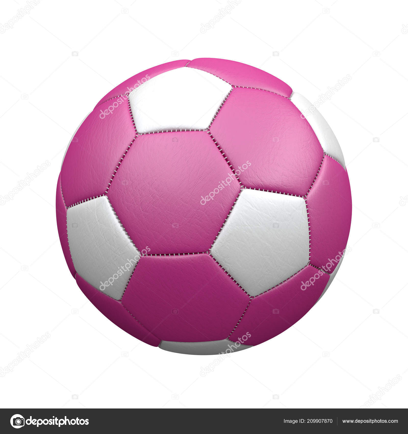 Pink Soccer Ball Clip Art