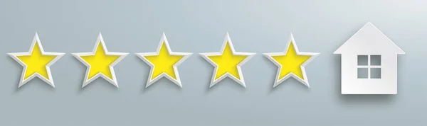 5 Yellow Stars Rating Header Loading Stock Vector by ©limbi007 252775500