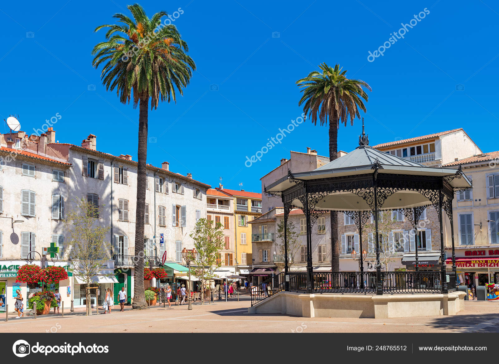 Old Small Town Square