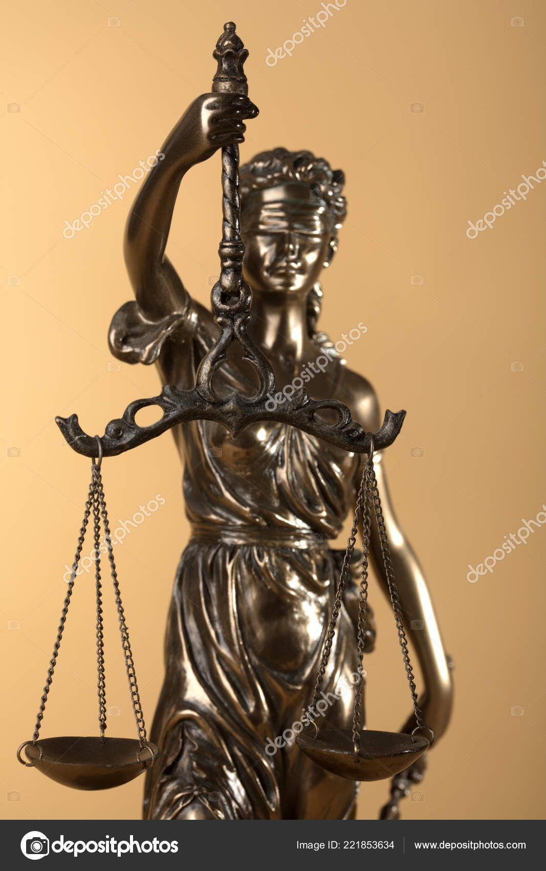 Justizia Figure Beige Background Stock Photo by ©Colour 221853634